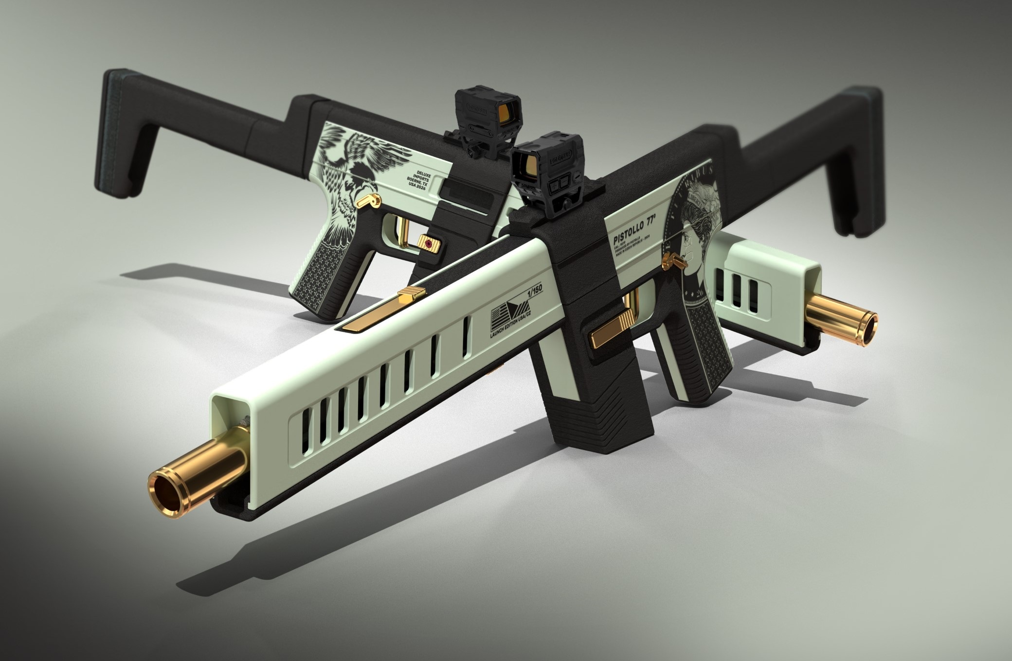 The New Pistollo 77 9mm Pistol Launch Edition from Deluxe Arms - Gun ...